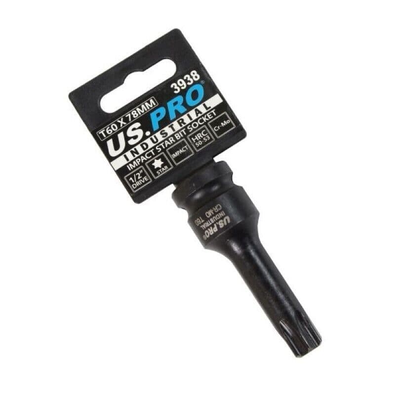 Long T60 Impact Torx Bit Socket US PRO INDUSTRIAL 3938