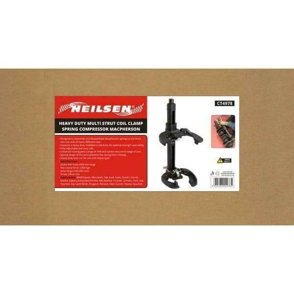 Macpherson Strut Coil Spring Compressor Heavy Duty 2300KGS Clamp Force ...