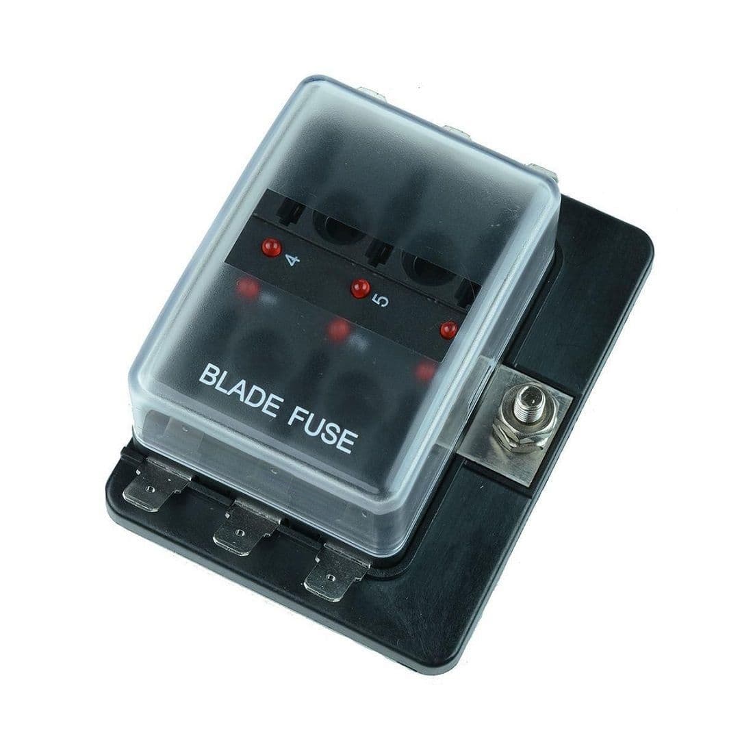 12V Blade LED Fuse Box - Standard 6 Way
