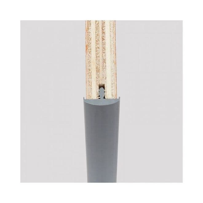 Double Lipped T Trim - Dark Grey