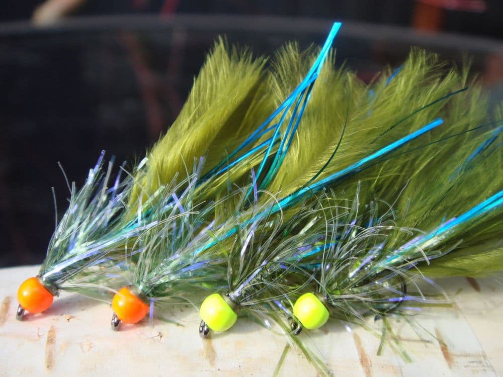 Martyn s Deadly Barbless Hot Headed Blue Flash Damsel Set