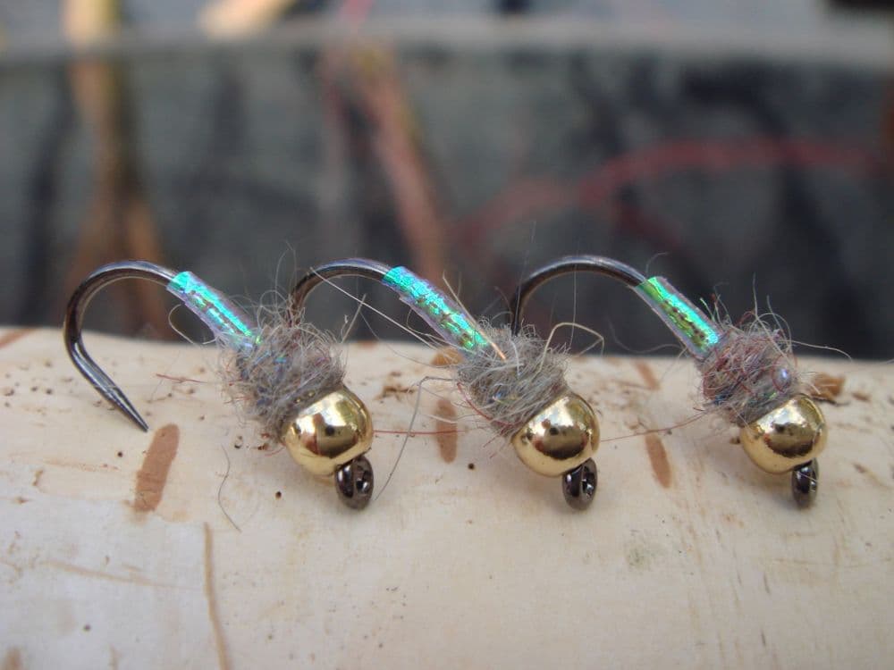 Martyn s Deadly Mini Barbless Furry Weighted Bugs Set 3