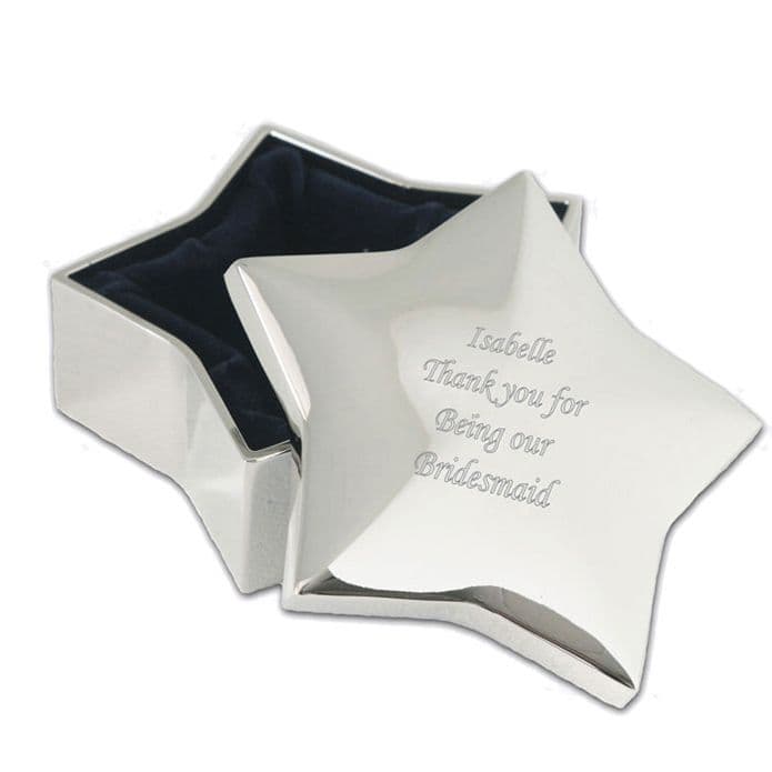 Personalised Star Trinket