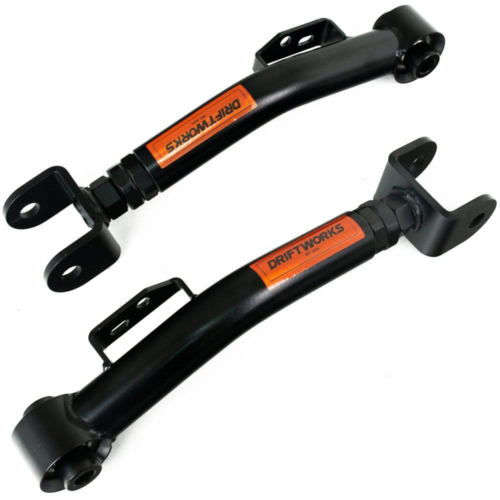 DRIFTWORKS BLACK REAR TRACTION RODS FOR SUBARU BRZ