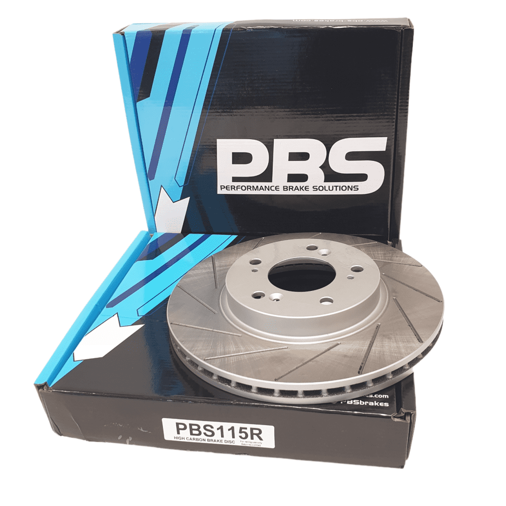 PBS PRORACE FRONT GROOVED BRAKE DISCS HONDA CIVIC EK9 TYPE R 282MM