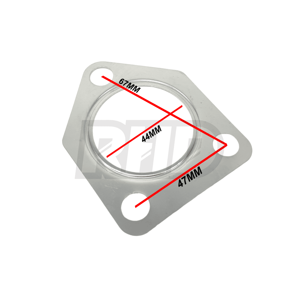 RHD STAINLESS STEEL TURBO CHARGER GASKET FOR BMW TURBO 3 HOLE