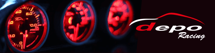 DEPO RACING 52MM LED VOLT GAUGE WITH PEAK/CONTROL BOX | MCG Autostyling