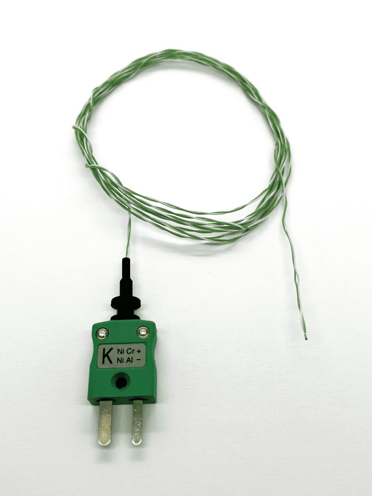 Type K PFA Twisted Pair Welded Tip Wire Thermocouple 250 C