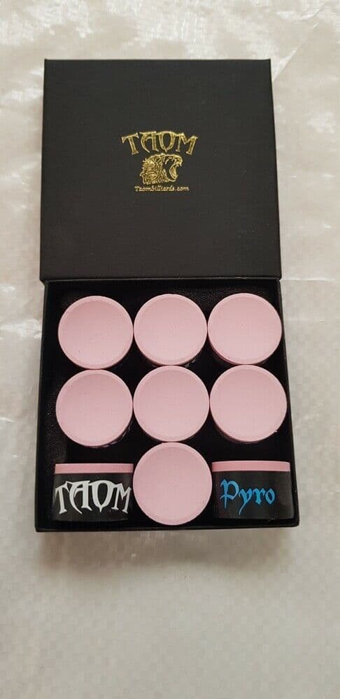 NEW PINK Taom Pyro Professional Snooker/ Pool Chalk MADE IN FINLAND ...