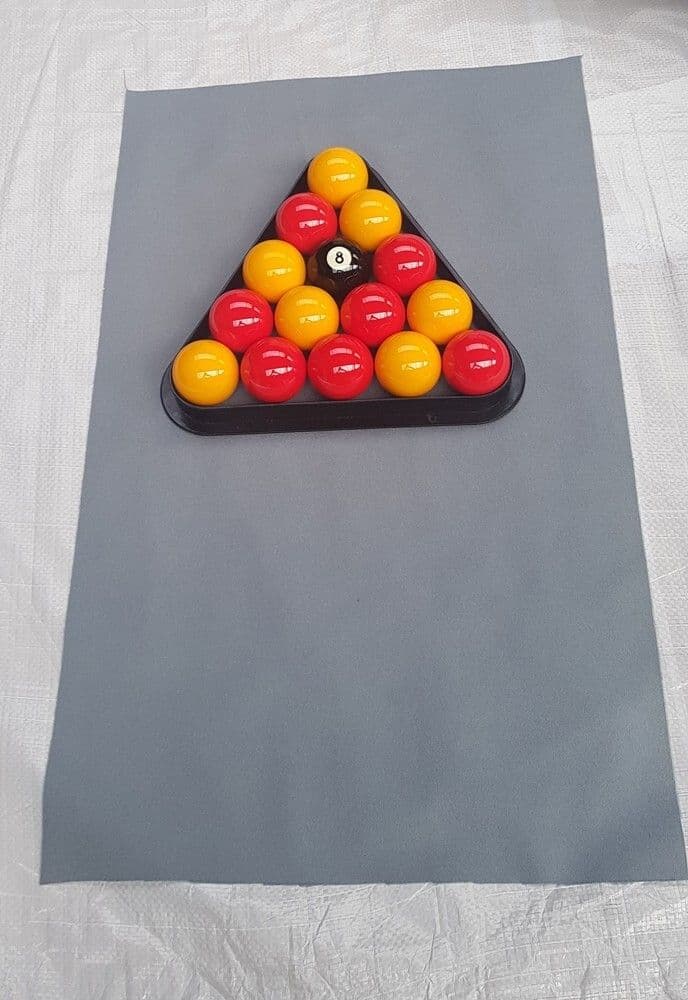 POOL TABLE RACKING CLOTH STRACHAN GREY SPEED - 376534505773