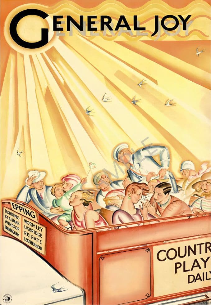 General Joy Epping Bus Coach Advert