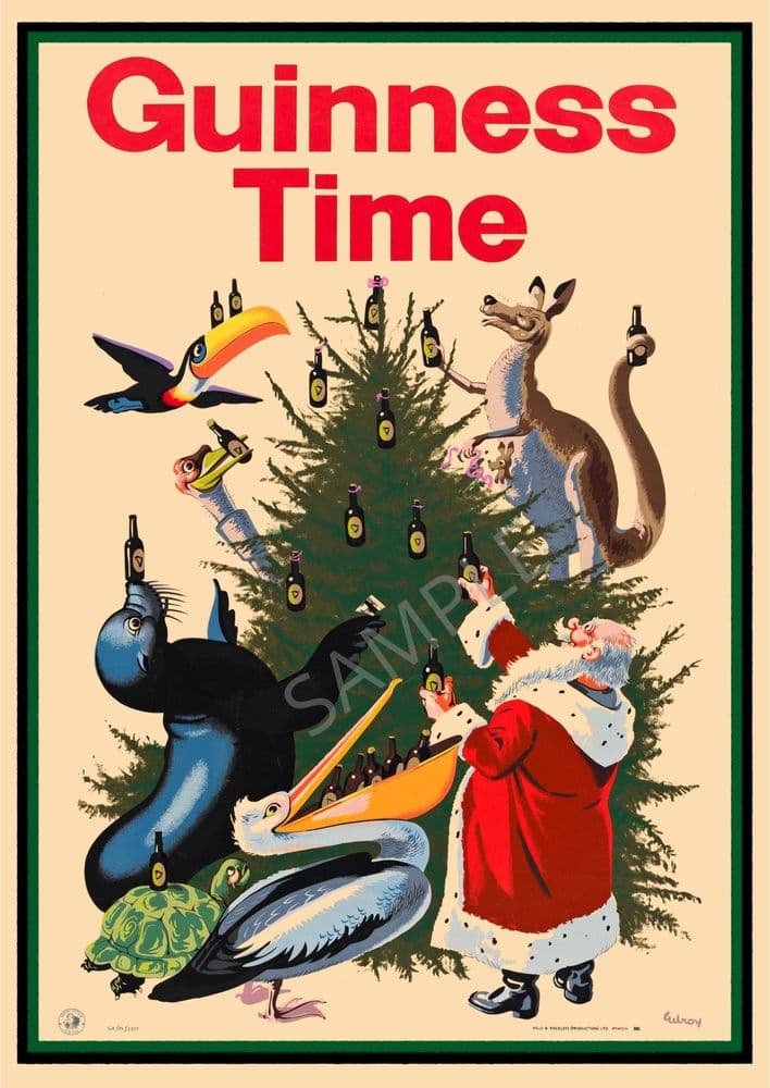 Guinness Beer Advert Christmas 1958