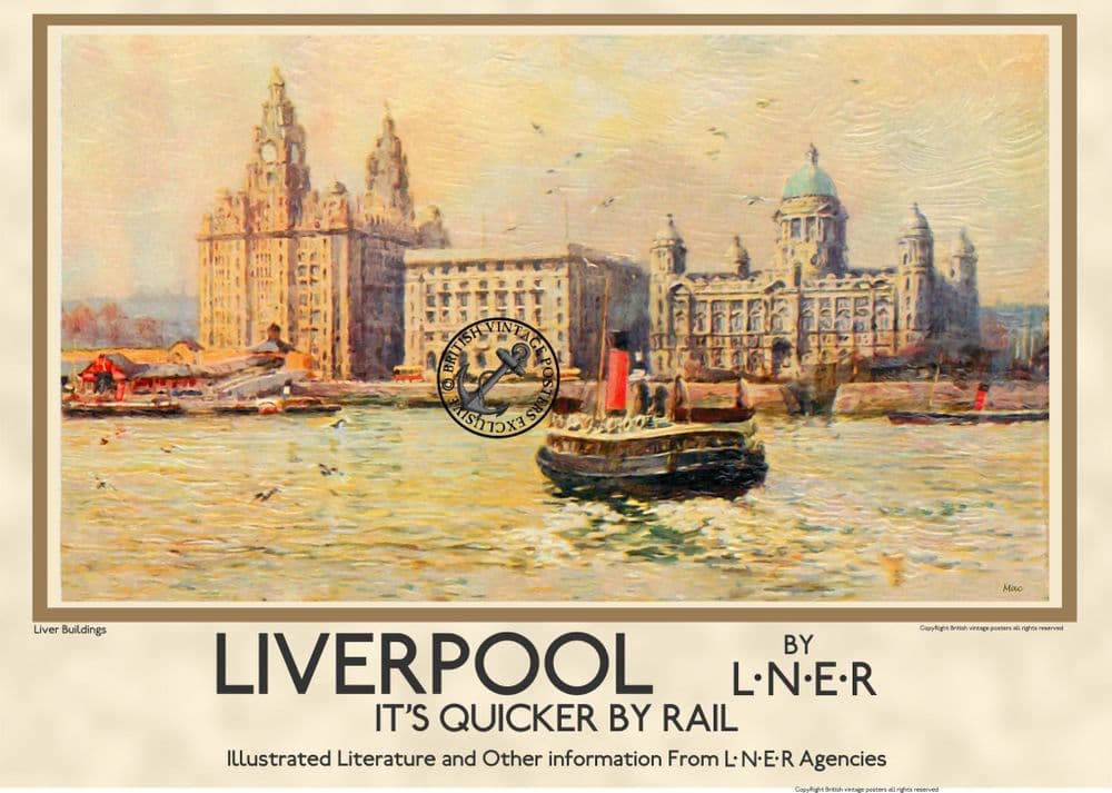 Liverpool River Mersey View