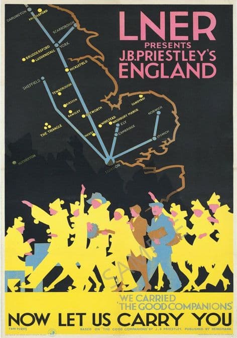 LNER J B Priestley s The Good Companions by Tom Purvis