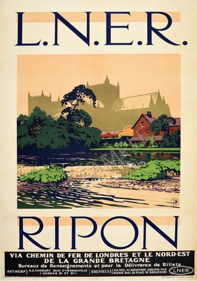 LNER Ripon French Advert