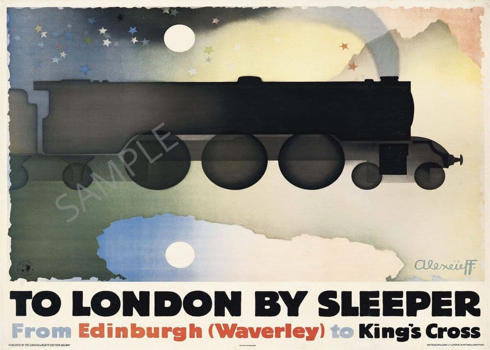 LNER Sleeper Edinburgh to London Waverley Kings Cross