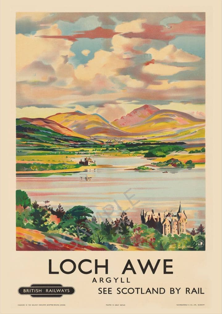 Loch Awe ARGYLL British Rail