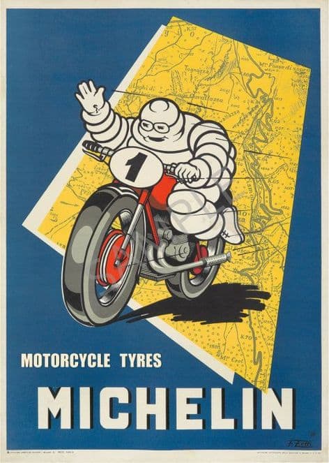 Michelin Man Motorcycle Tyres Advert