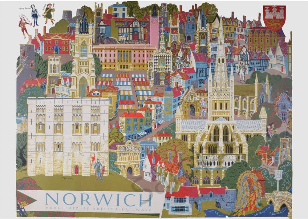 Coverack Poster Cornwall