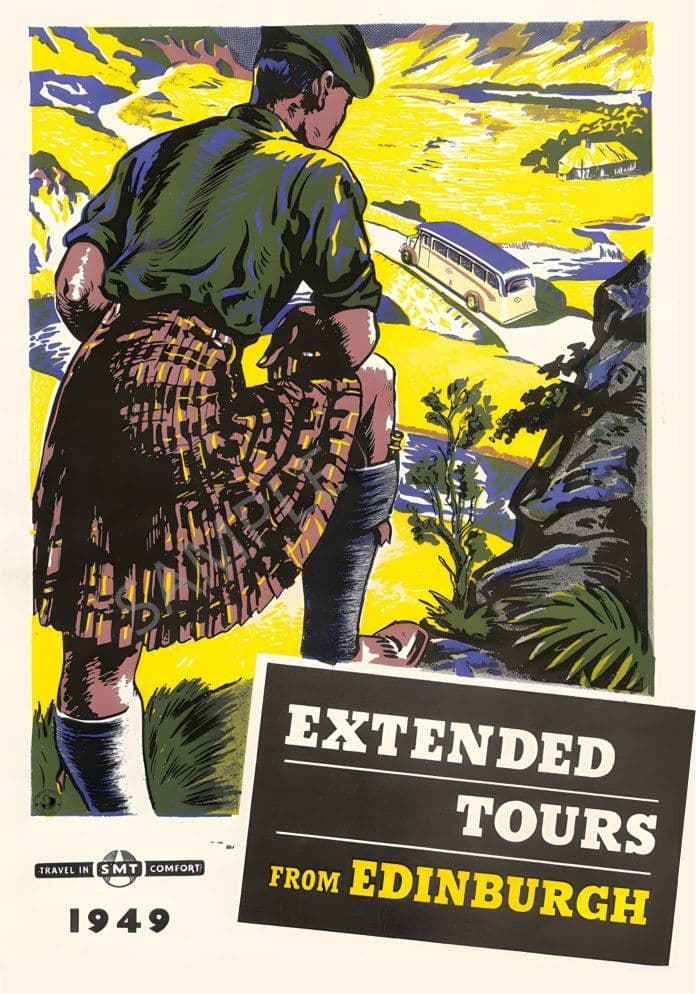 SMT Coaches Scotland Extended Tours from Edinburgh 1949