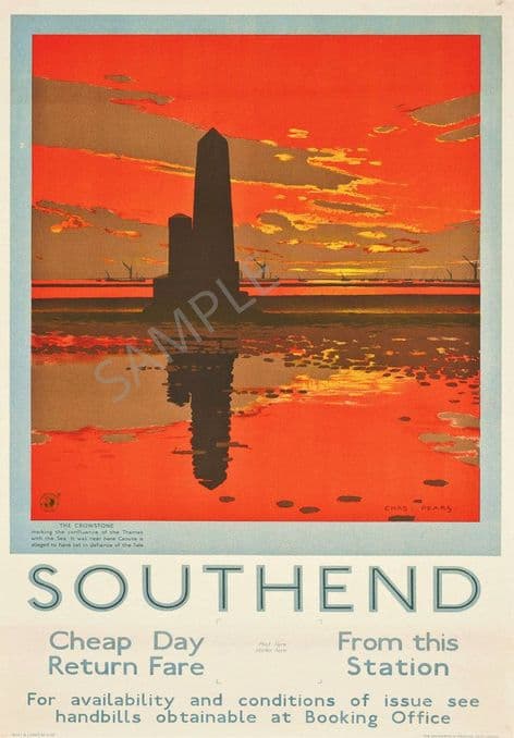 Southend The Crowstone Marking end of the Thames