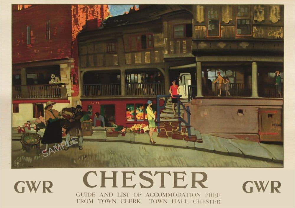 The Rows at Chester 1920 s