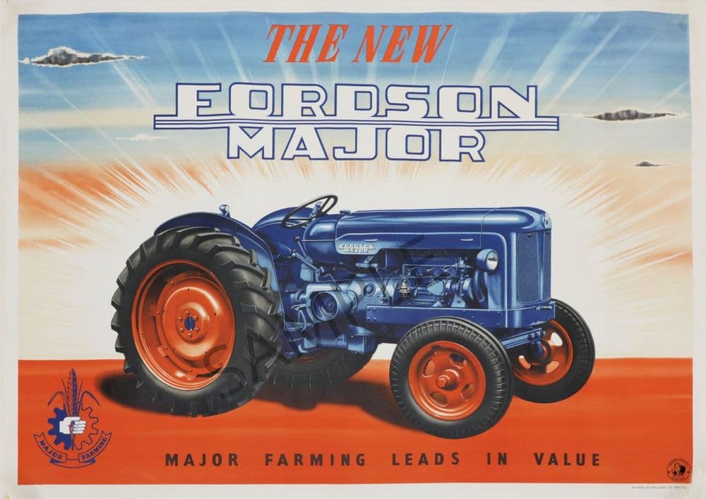 Vintage Fordson Major Tractor Advert