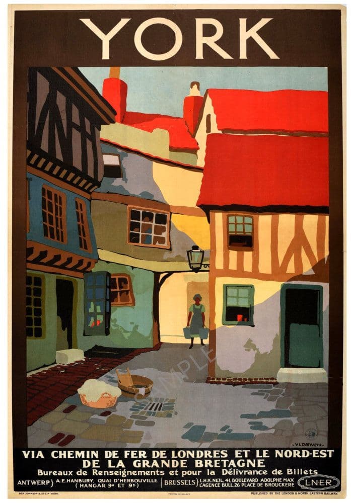 York LNER French Advert