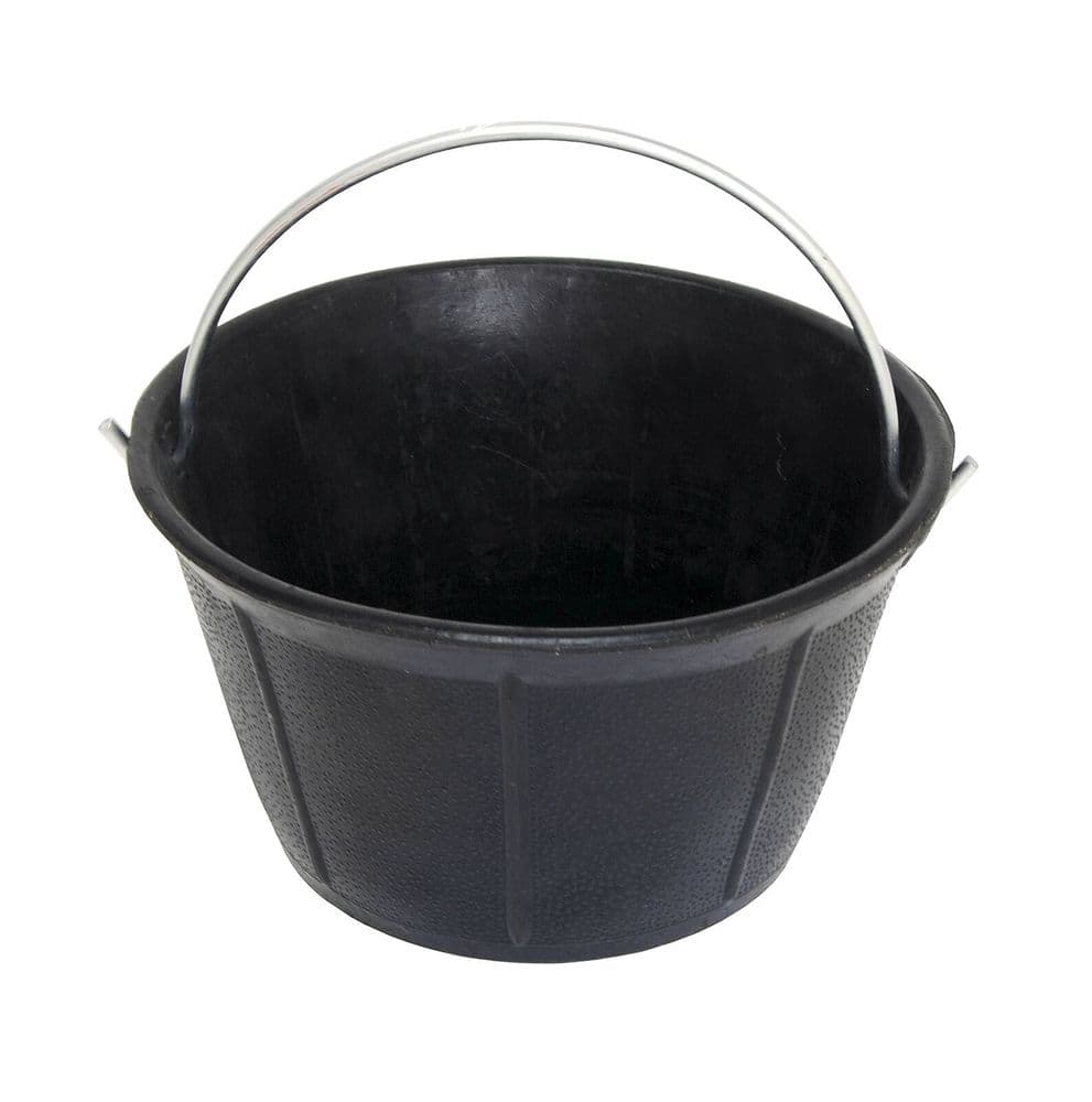 10 Litre Rubber Builders Bucket Farmers Animal Feed Strong Flexiable