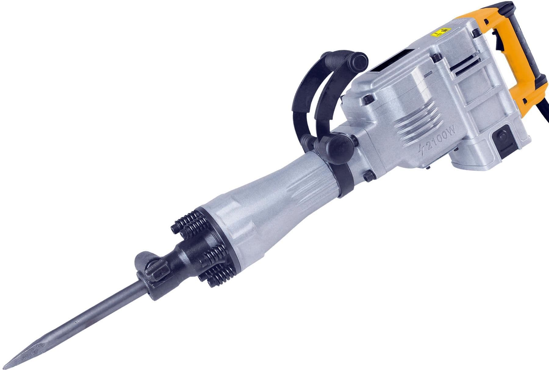 110V Electric Demolition Jack Hammer Drill Concrete Breaker Chisel 2100W