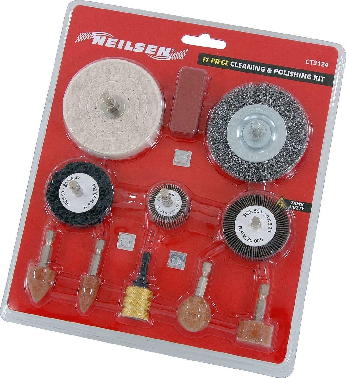 11Pc 1/4& x22; Hex Quick Change Polishing Buffing Sanding Wheel ...