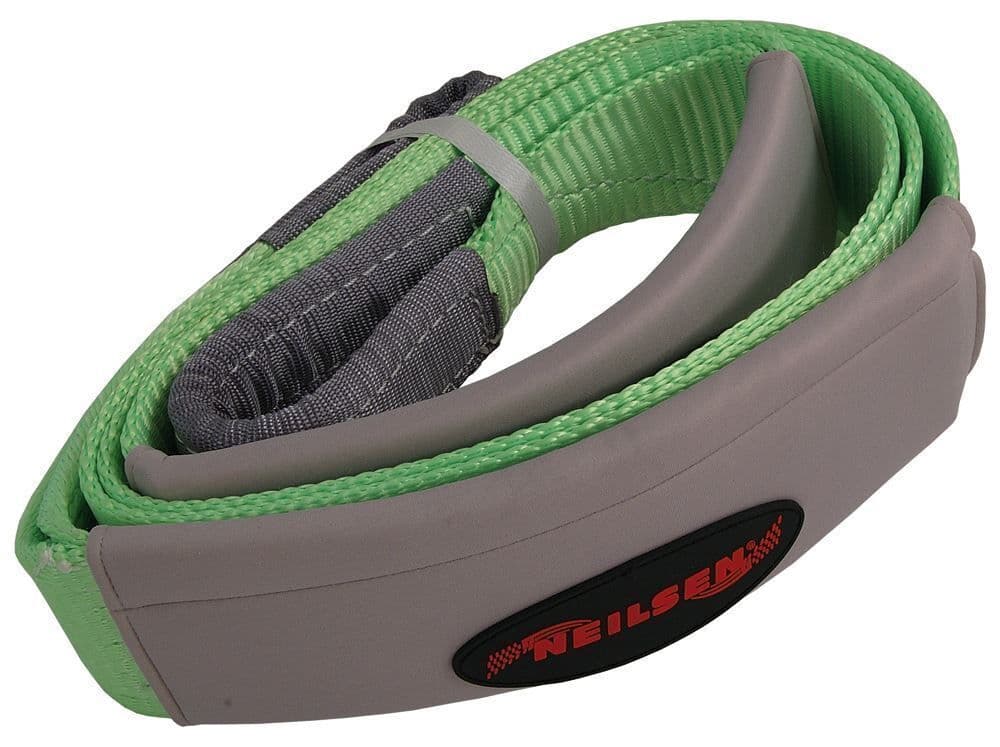 12 Ton Off Road 4X4 Recovery Winch Tow Sling Rope & Tree Trunk Protector