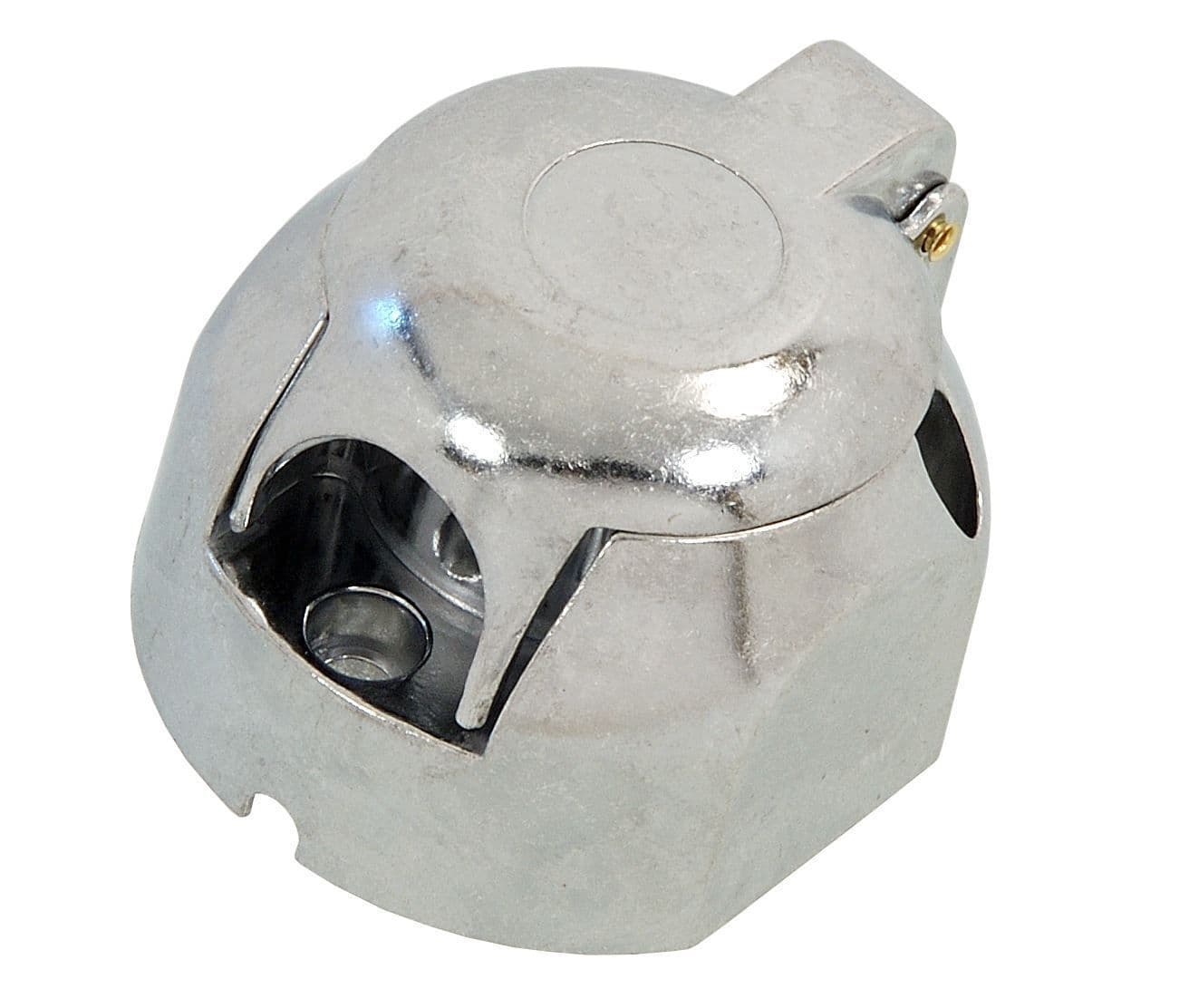 12N 7 Pin Metal Towing Socket For Trailer Or Caravan Lights 12 Volt ...