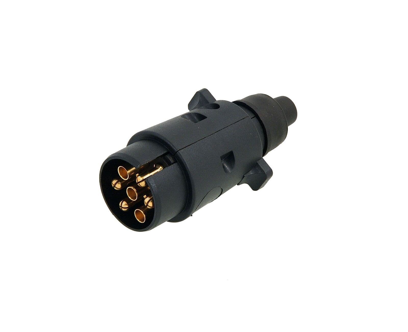 12N 7 Pin Plastic Trailer Plug For Lights On Caravan Horse Box & Boat ...