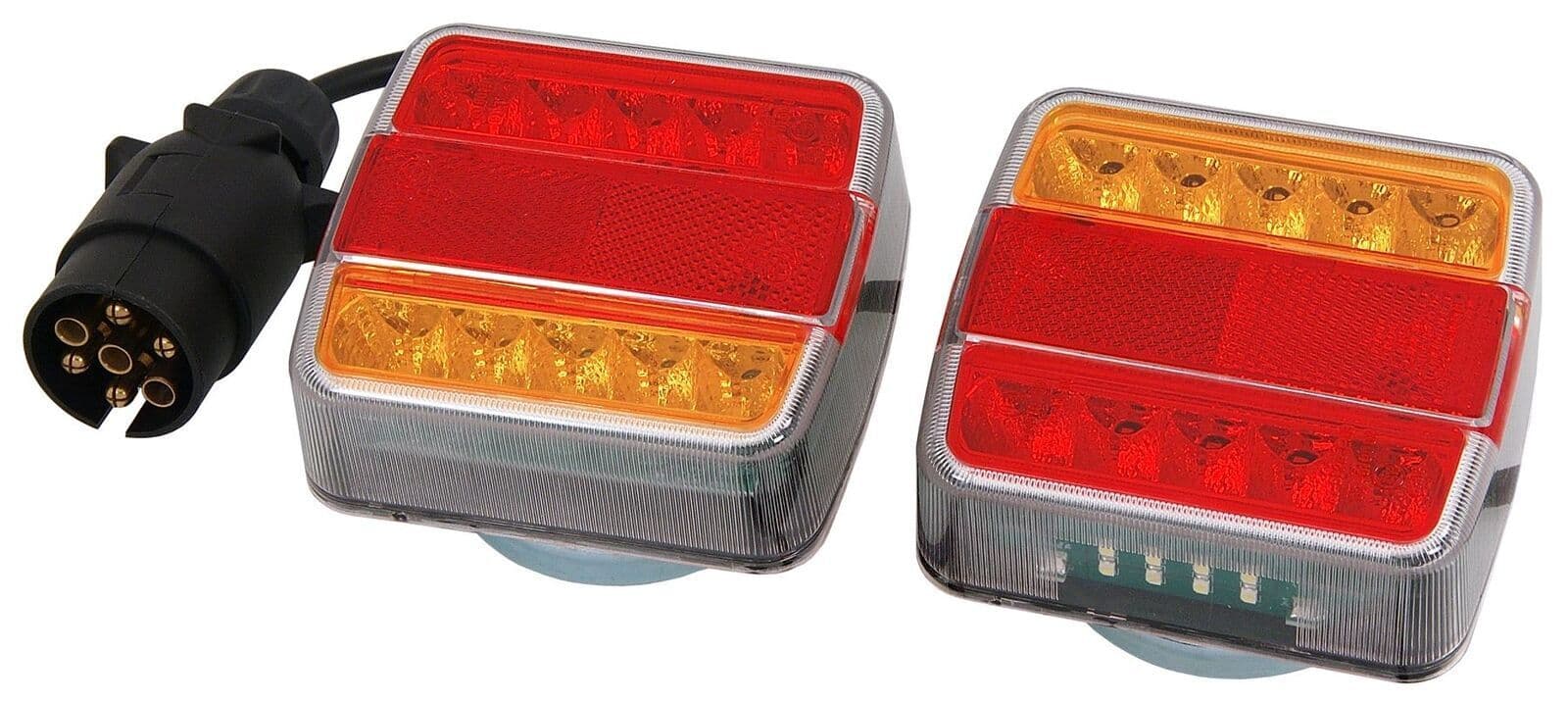 12V Led Magnetic Trailer Light Set 7 Pin Plug With 7 5M Cable