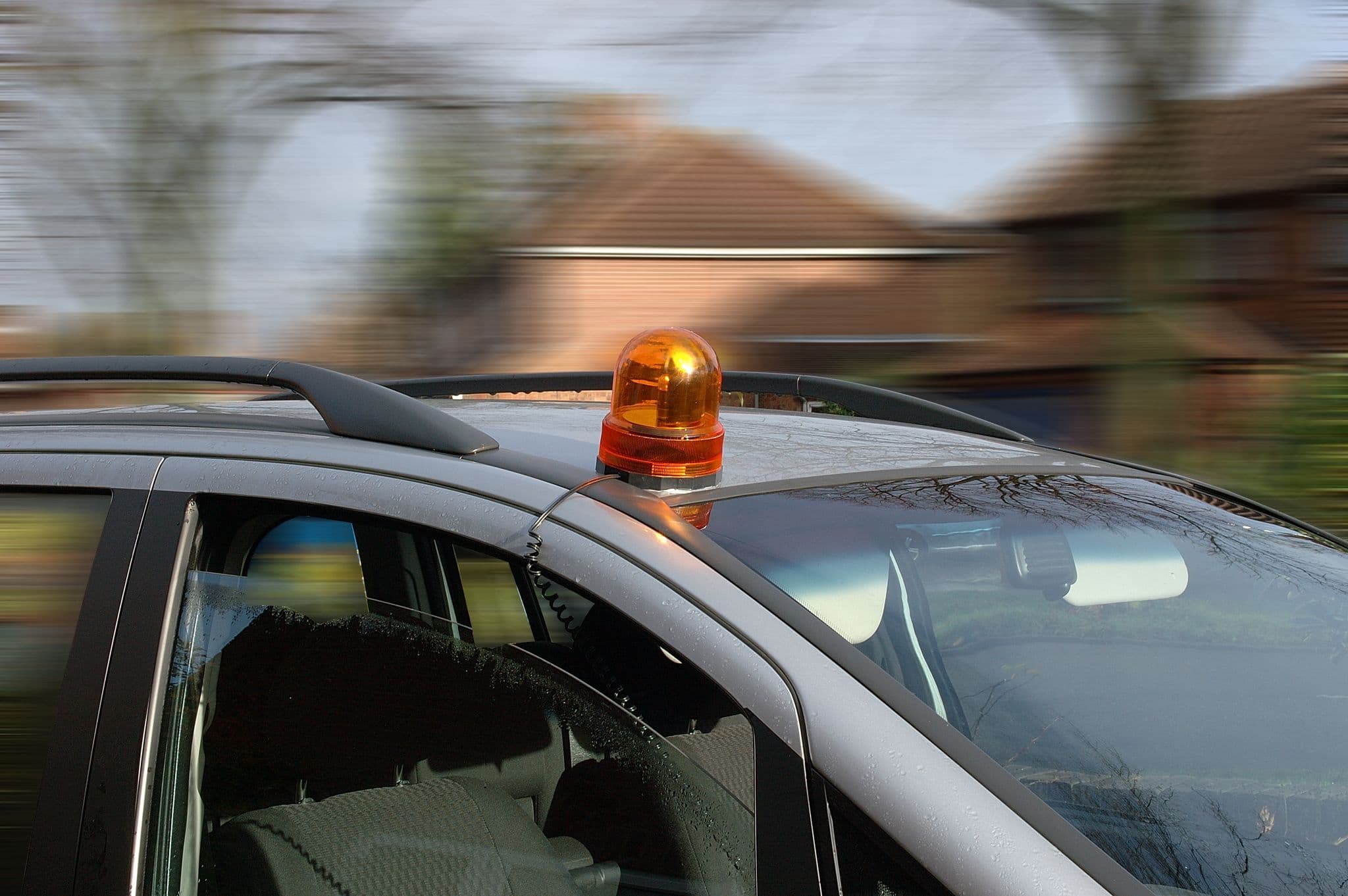 12V Magnetic Breakdown Revolving Rotating Warning Amber Beacon Recovery ...