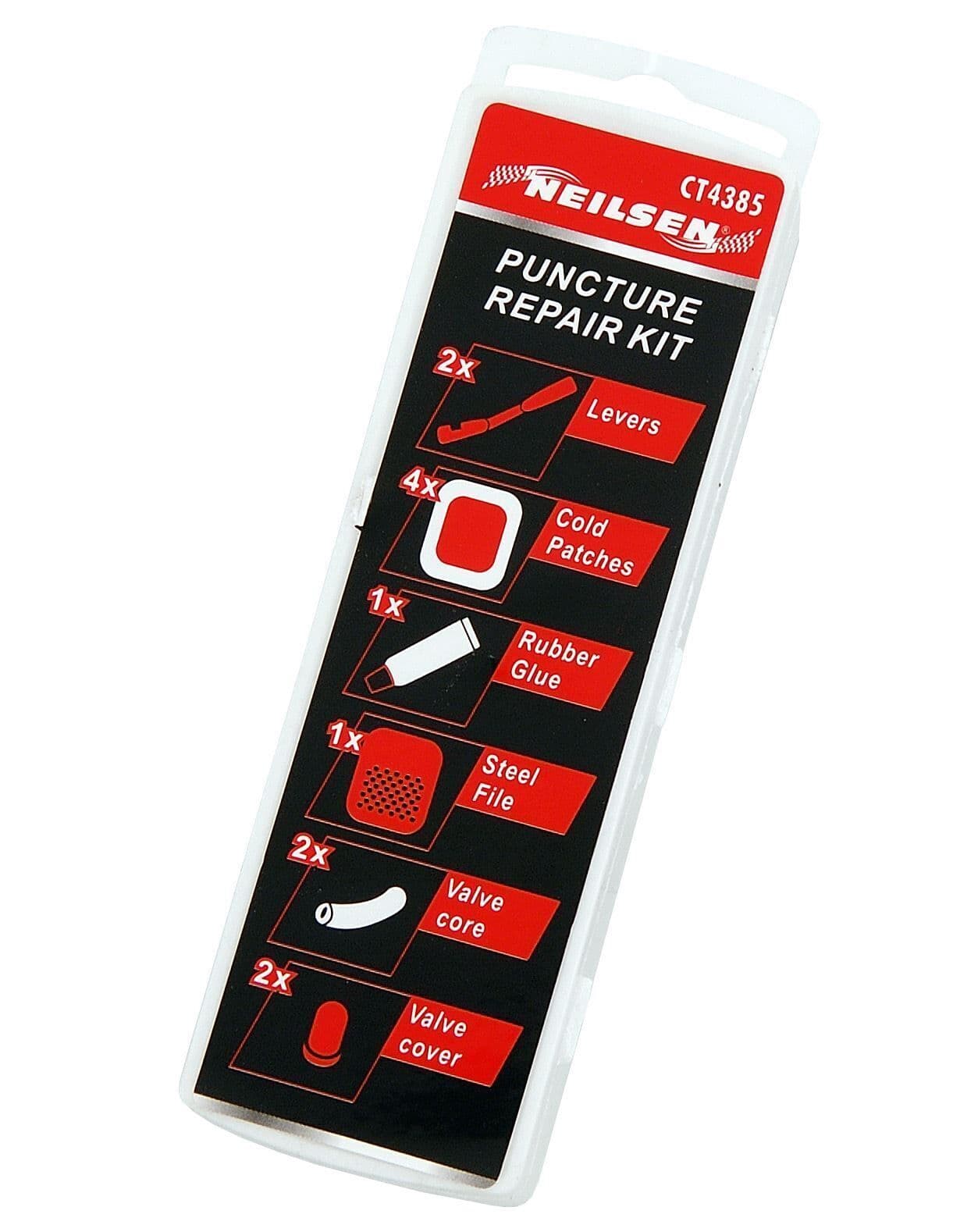 13Pc Bicycle Tyre Puncture Repair Kit