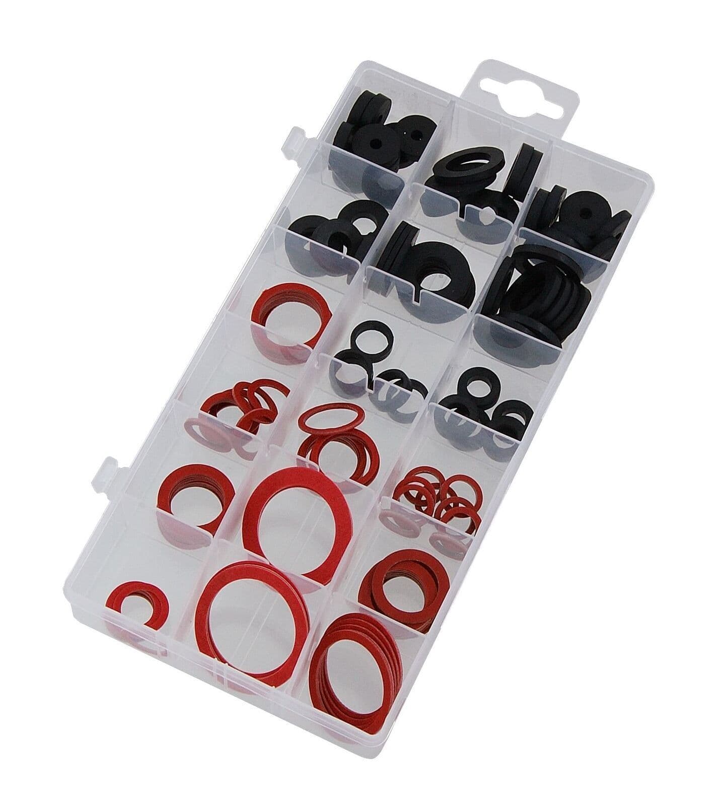 141 Piece Gasket O-Ring Assortment Rubber Fibre And Klingerith