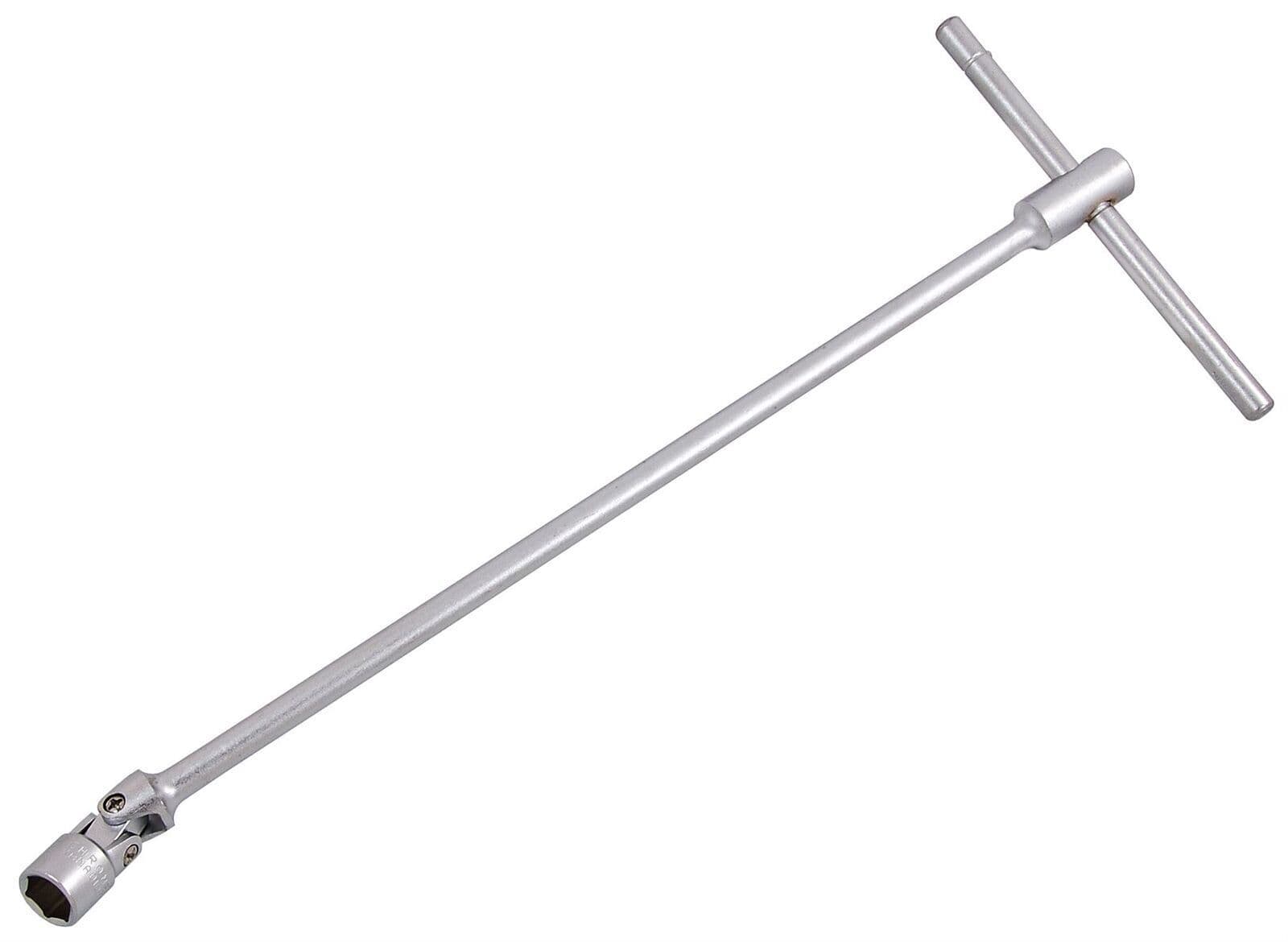 14mm Universal Socket Joint T Bar Wrench With Sliding Handle 400mm Long