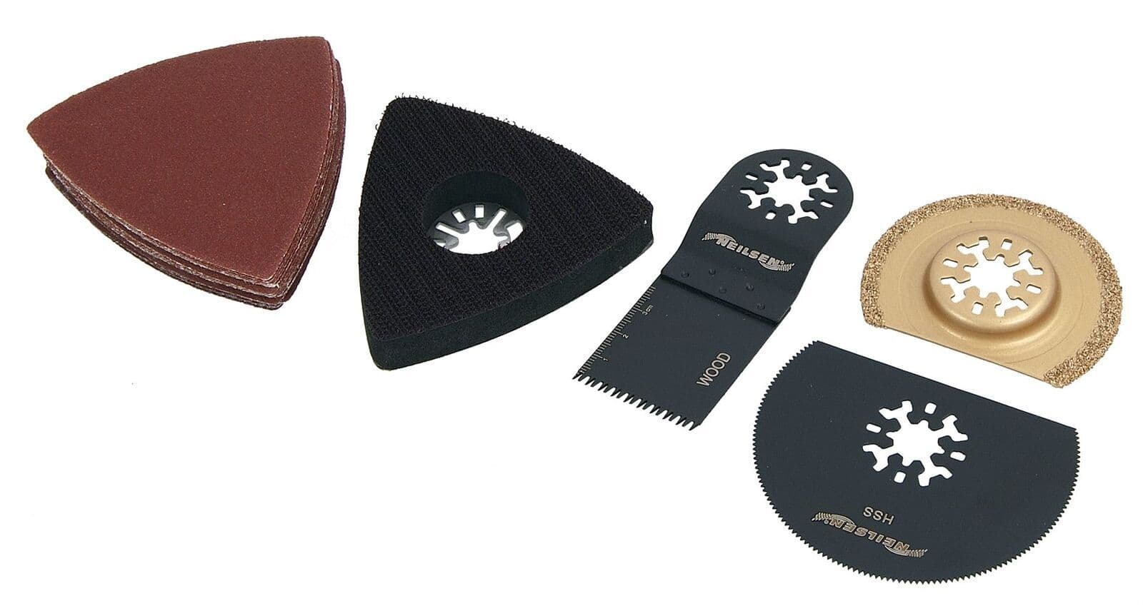 14Pc Multi Function Oscillating Power Tool Saw Blades Sanding & Grout ...