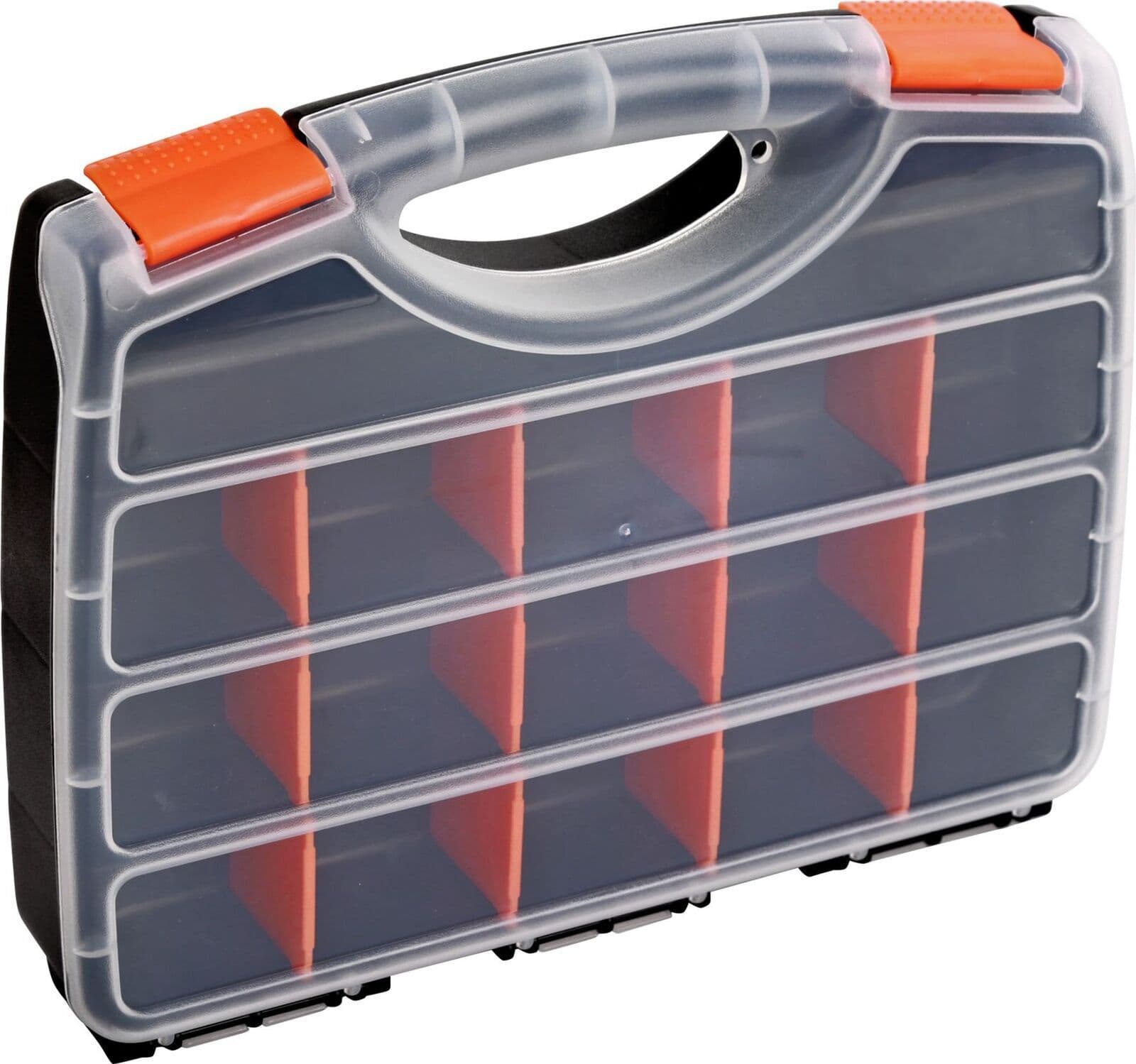 15 Compartment Storage Box Organiser Case For Screws Nails Nuts Bolts ...