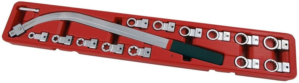 15Pc Auxiliary Cambelt Timing Belt Tensioner Pulley Wrench Set 12-19mm