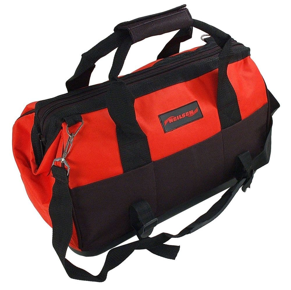 16 Inch Tool Bag Hard Bottom Toolbag Heavy Duty Tool Case Tools Storage ...