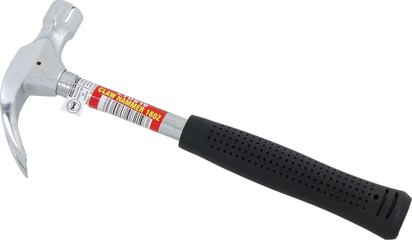 16Oz Claw Steel Hammer With Fibreglass Handle