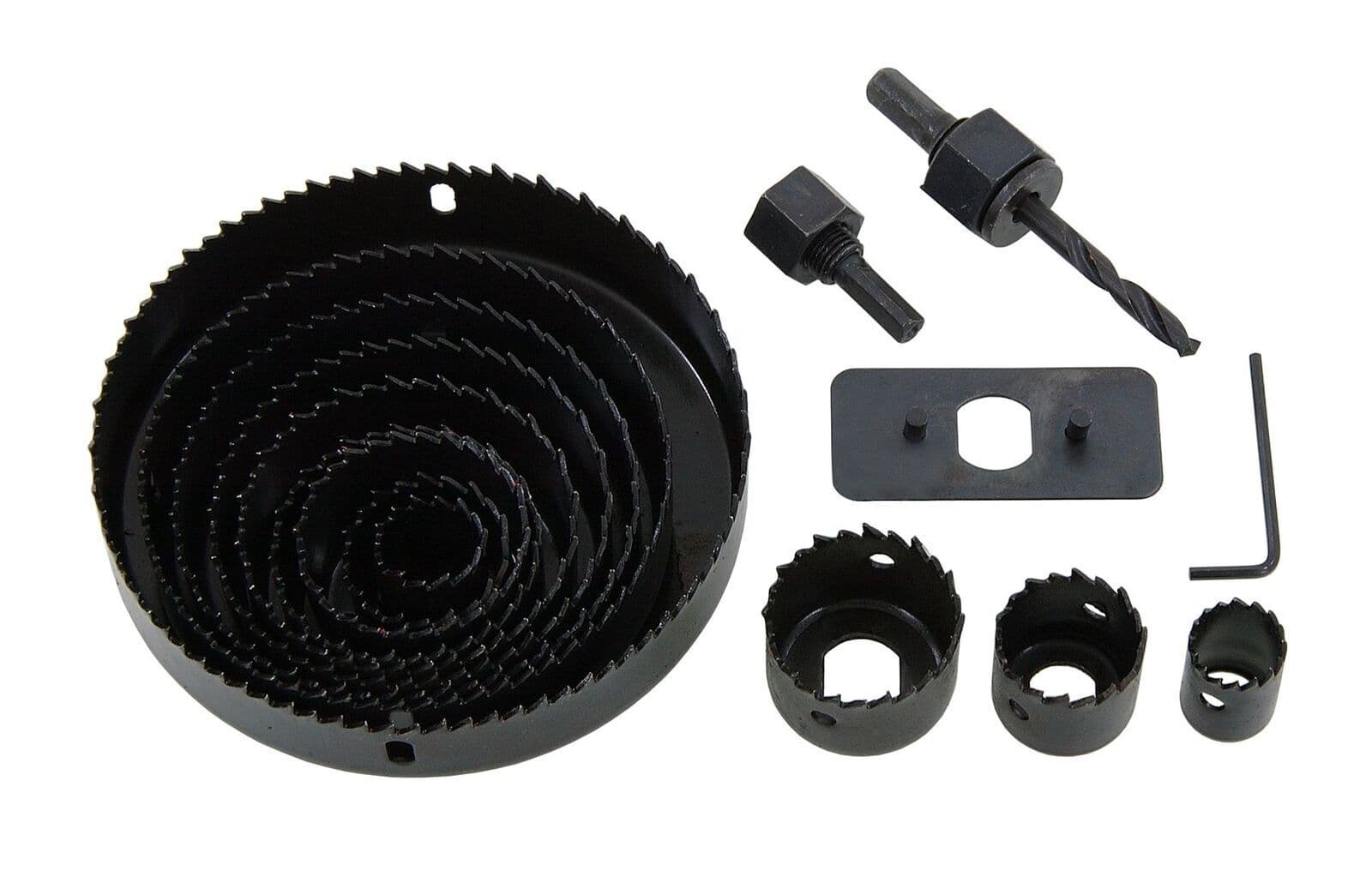 16Pc Hole Saw Cutter Set Kit 19-64mm Wood Metal Alloys