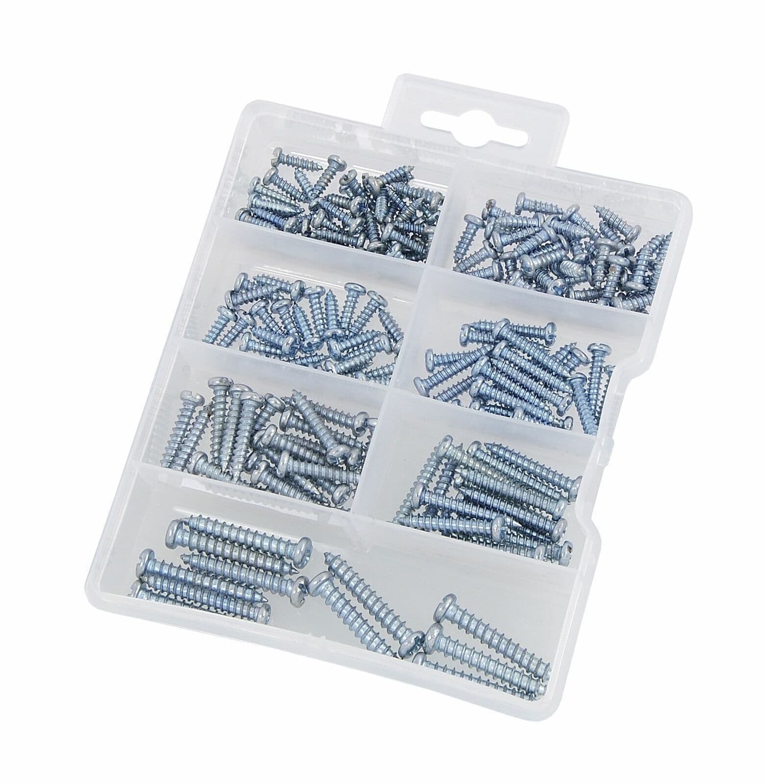 175 Pcs Sheet Metal Metric Self Tapping Screw Assorted Size Screws Zinc ...