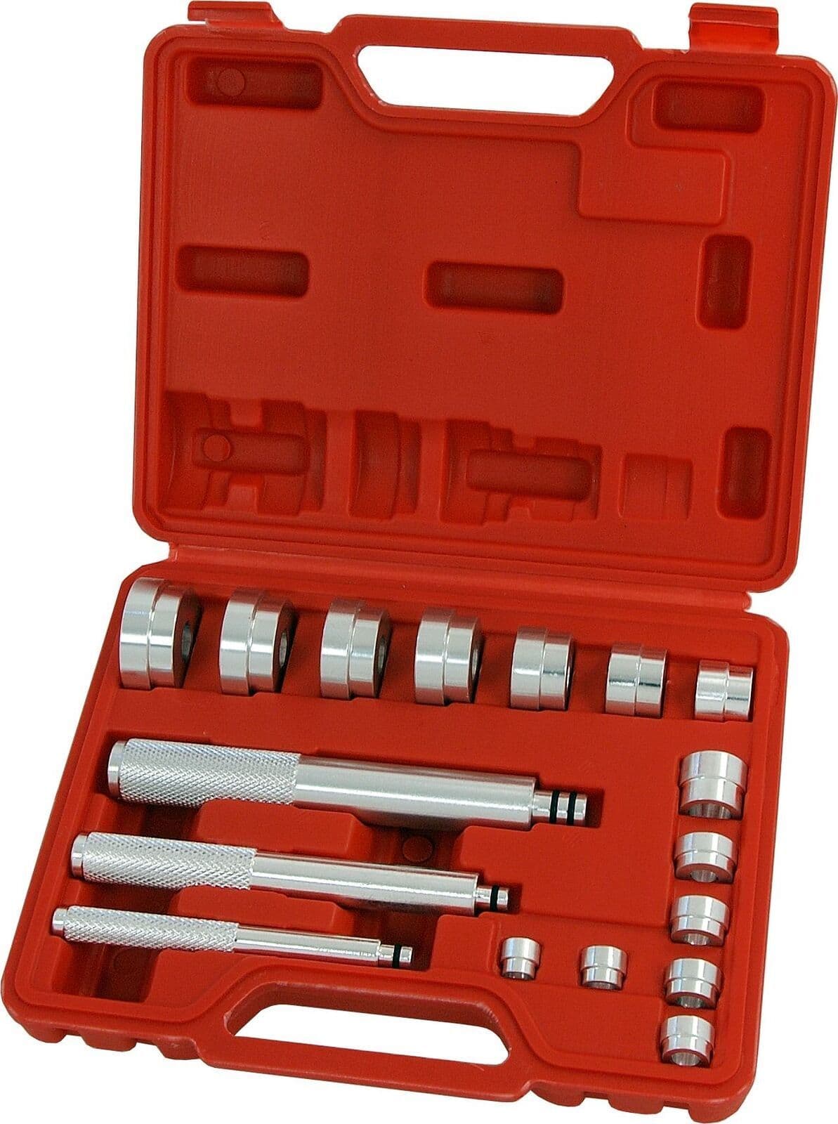 17Pc Bush Bearing Race & Seal Driver Tool Set 10mm To 42mm Diameter Fitting