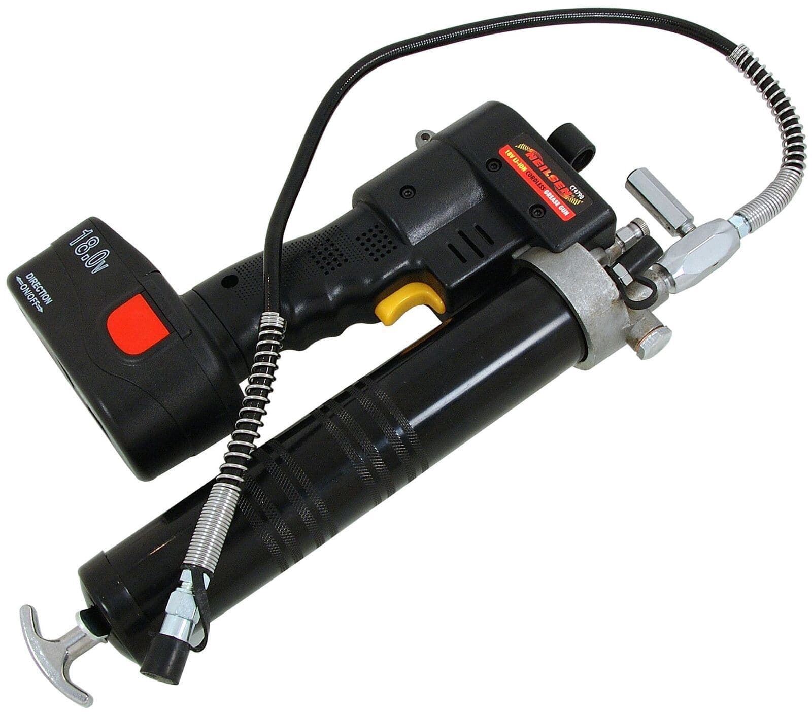 18 Volt Cordless Grease Gun With 2 Batteries & Quick Charger