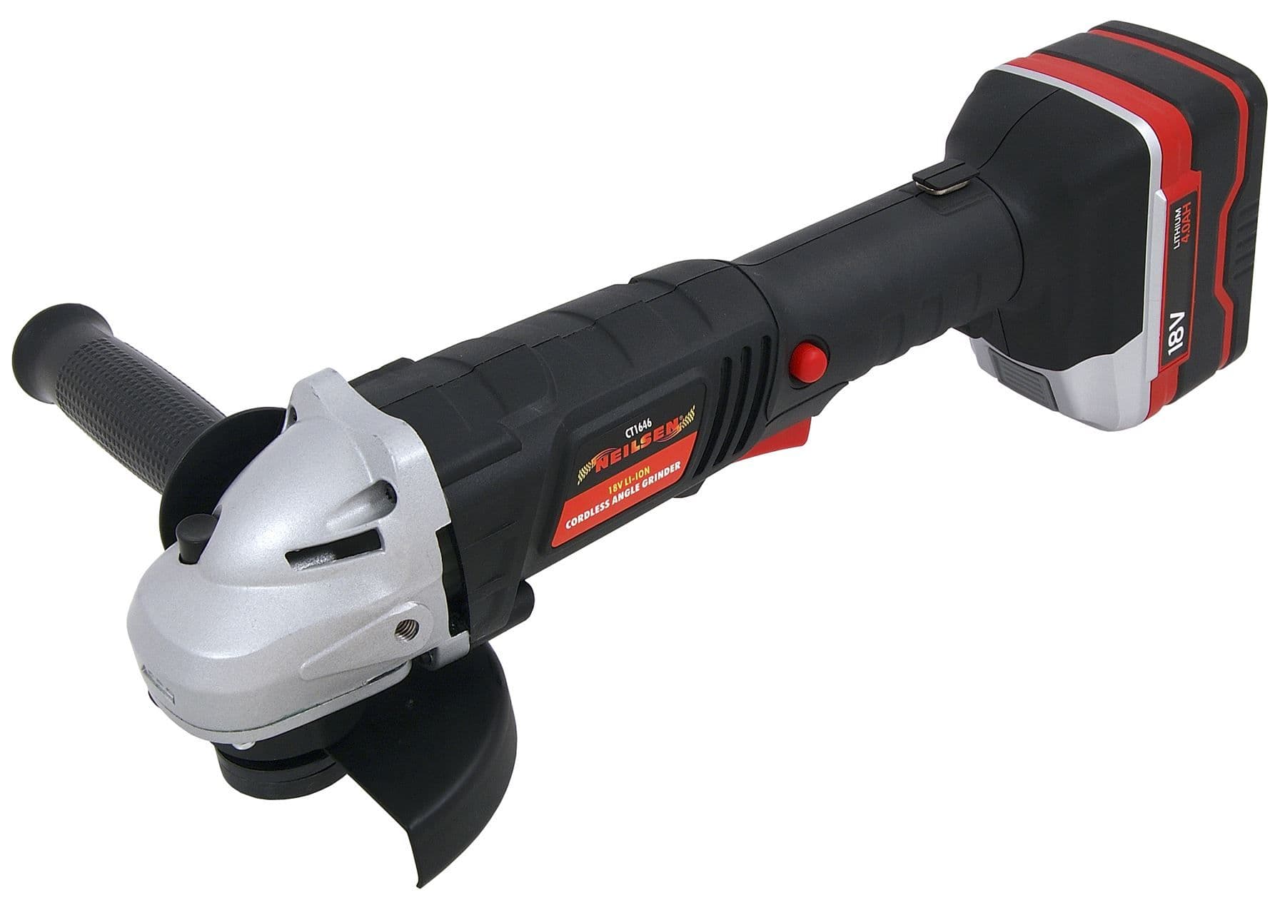 18V Cordless Electric Angle Grinder 4 5& x22; 115mm With 4Ah Li-Lon Battery