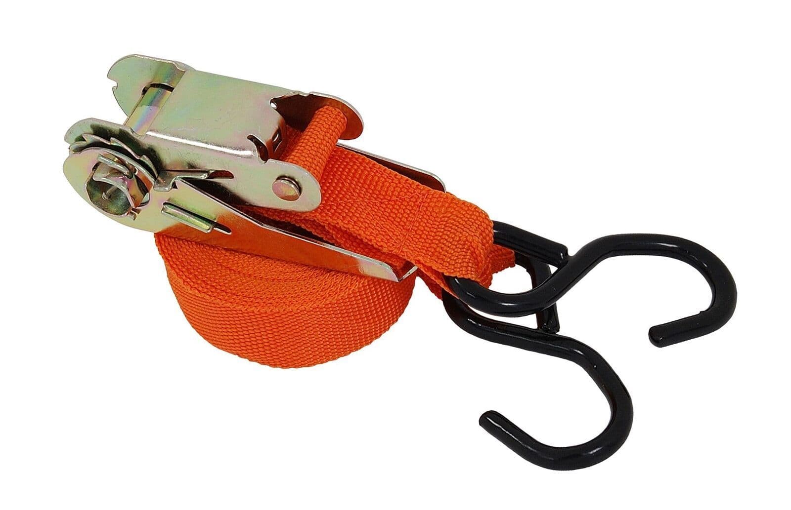 1Pc Ratchet Tie Down Strap Set Cargo Trailer Marquee Roof Rack 25mm X 4 ...